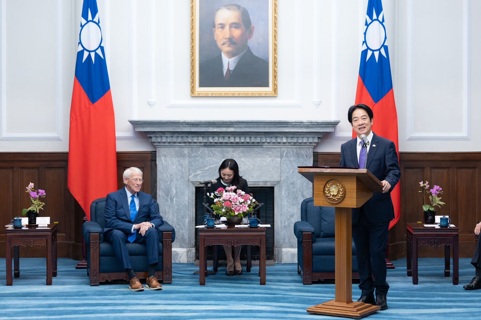接見美參議院軍委會主席維克 賴清德：2030年前台灣國防預算達GDP5％